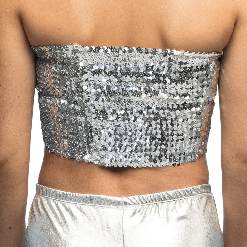 Déguisement Top Paillettes - 2 Coloris au Choix