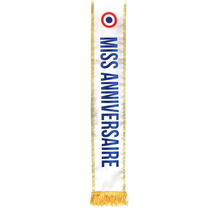 Écharpe Miss Anniversaire